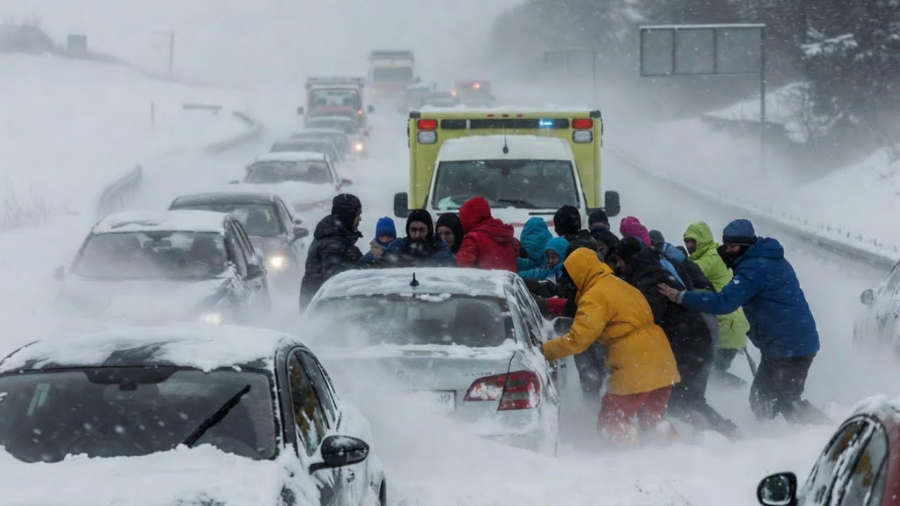 Poland Frozen Under Snow — S7 Expressway Paralyzed as Winter Tightens ...