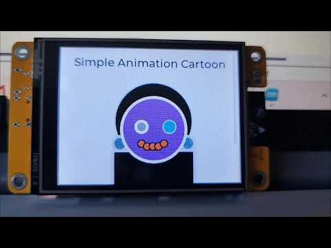 LVGL ESP32-2432S028R Use Animation to create a moving cartoon(Beginner) - YouTube