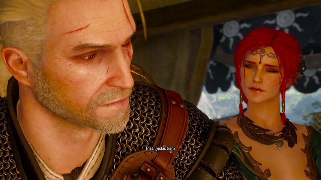 The Witcher 3: Geralt y Triss, [escena romantica] - YouTube