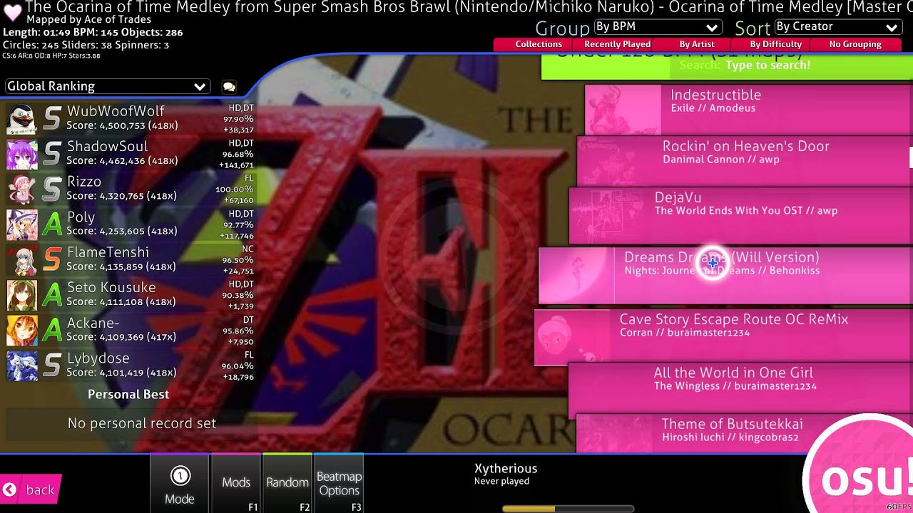 me losing at osu [BAD QUALITY] - YouTube