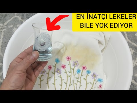 Asla Çıkmaz Dediğiniz Sandık ve İç Çamaşırı Lekelerini Yok Eden Şaşırtıcı Yontem! 😱🔥