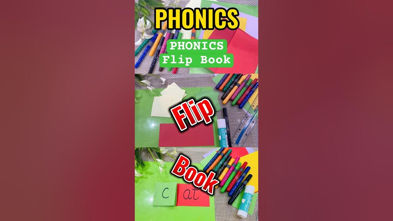 Phonics Flip book for kids | kids activity | preschool activity idea ...