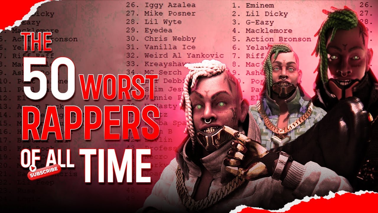 The 50 Worst Rappers of All Time - Who Gets Nuked & Who Gets a Second ...