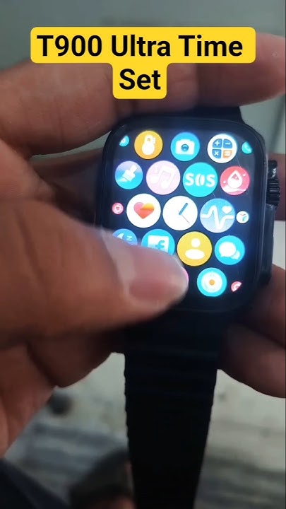 T900 Ultra Smartwatch Mai Time Kaise Set Kare ! How to Set Time In T900 #timesetting#viralshort ...