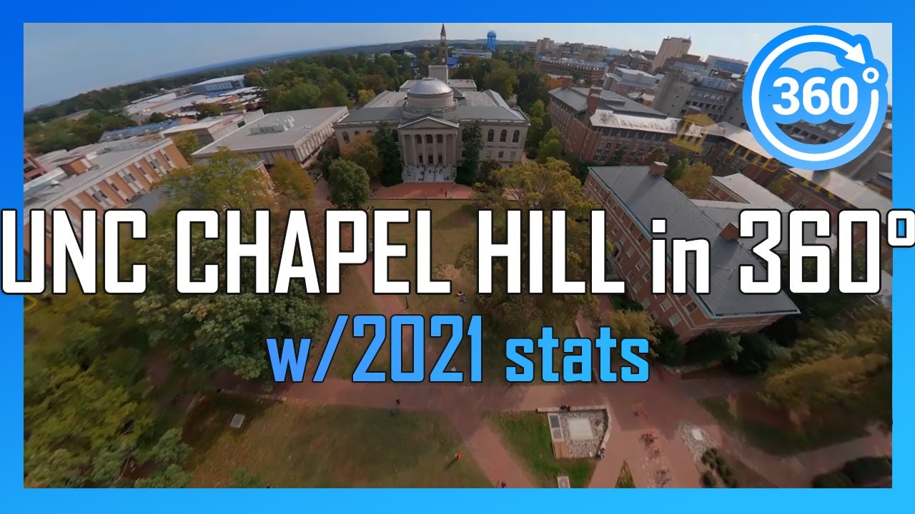 [2021] UNC CHAPEL HILL in 360° - drone/walking/driving campus tour ...