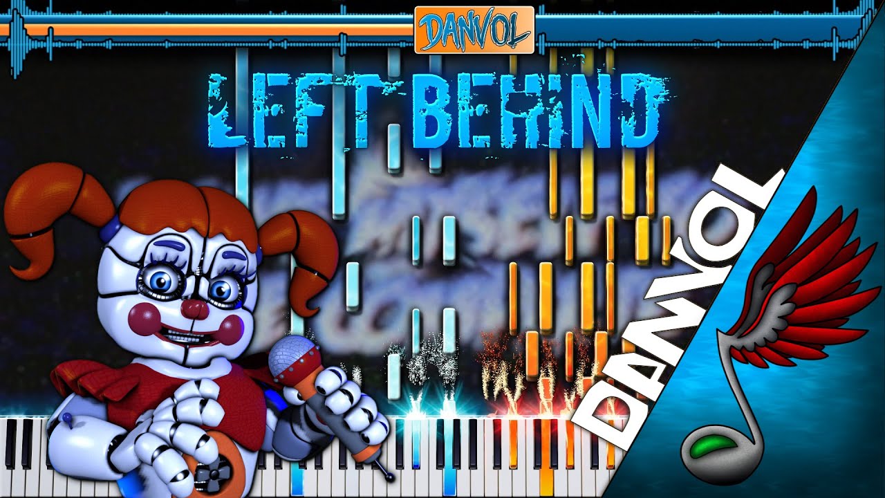 (FNAF SONG) DAGames - Left Behind [Piano Tutorial by Danvol] - YouTube