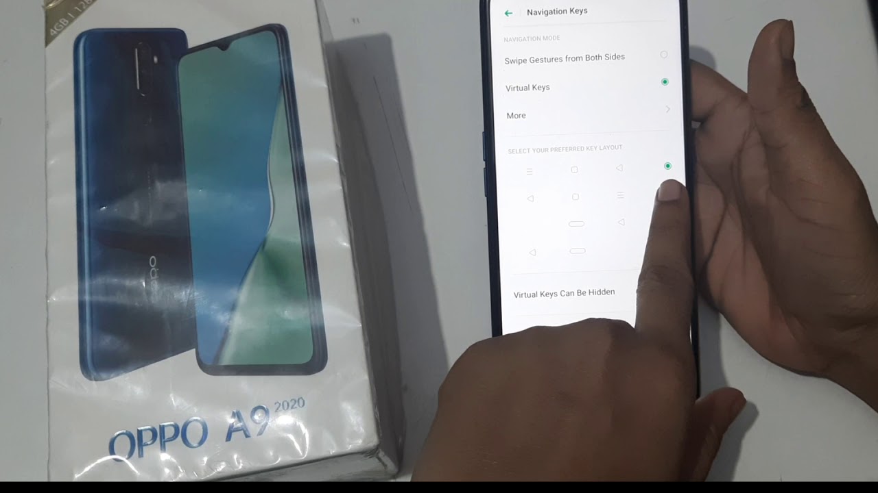 how to customised navigation button in Oppo A9 2020, navigation button ...
