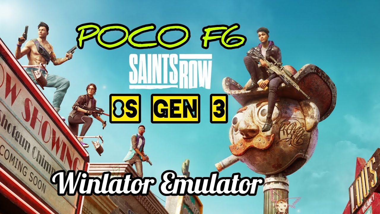 Saints Row 2022 Winlator Emulator POCO F6 Snapdragon 8s Gen 3 Offline ...