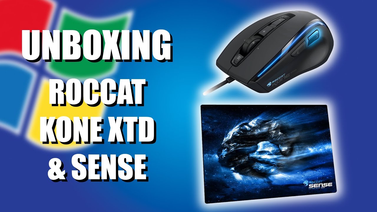 ROCCAT Kone XTD & Sense Unboxing Recensione - YouTube