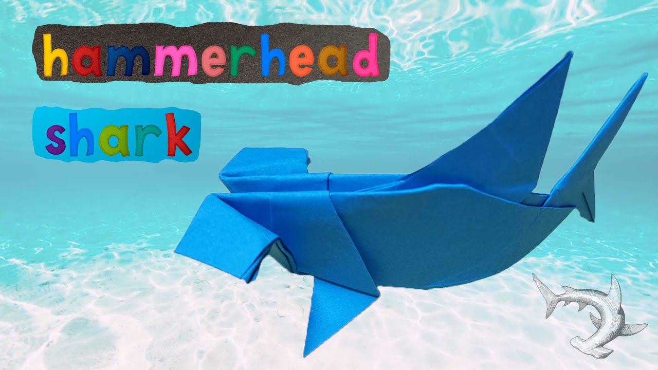 Origami Hammerhead Shark - YouTube