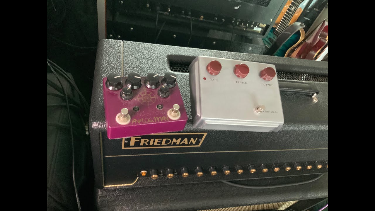 Friedman BE 100 Deluxe Plexi channel (Ceriatone Centura & Analog Man ...