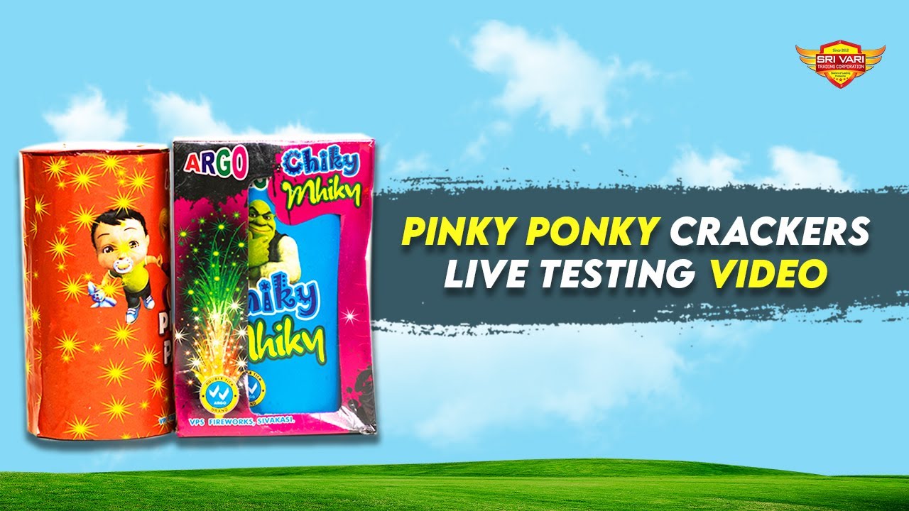 Pinky Ponky - Sivakasi Crackers Live Testing Video II Sri Vari Trading ...