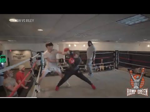 Colton vs Riley #boxing (First time boxing match) - YouTube