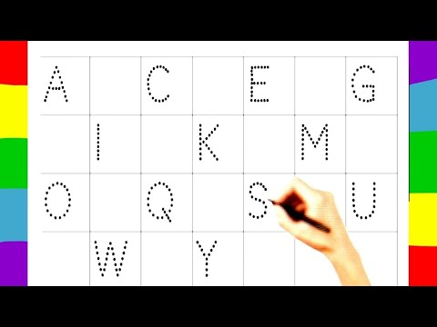 Alphabet tracing, Abc song, Learn alphabet, Abcd,abc| Tracing and ...