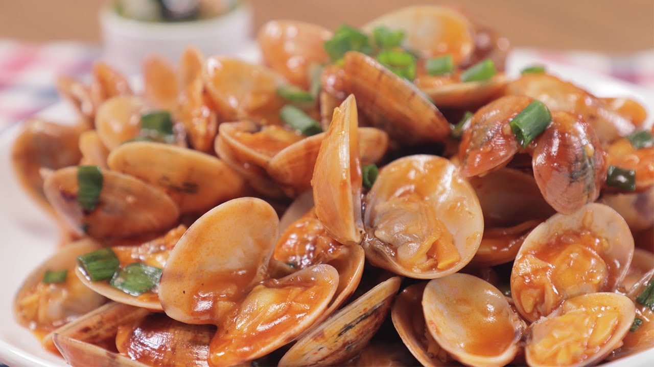 酸甜蛤蜊 Sweet & Sour Clams - YouTube