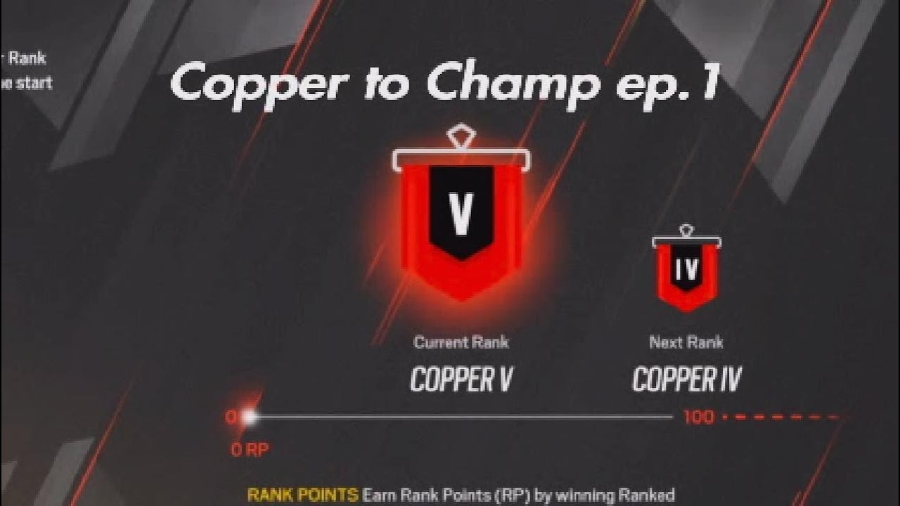 Solo queue Copper to Champ ep .1 Rainbow six siege console - YouTube