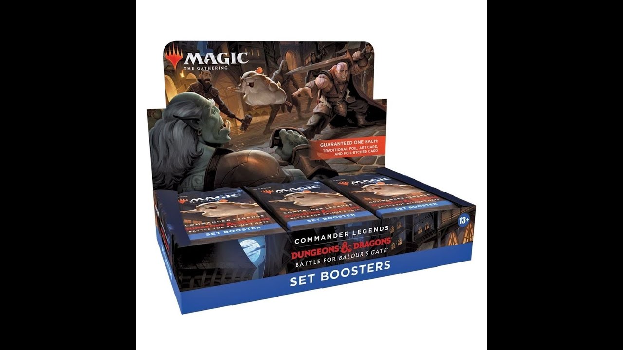 Ouverture d'une boite Dungeons & Dragons Set Booster - YouTube