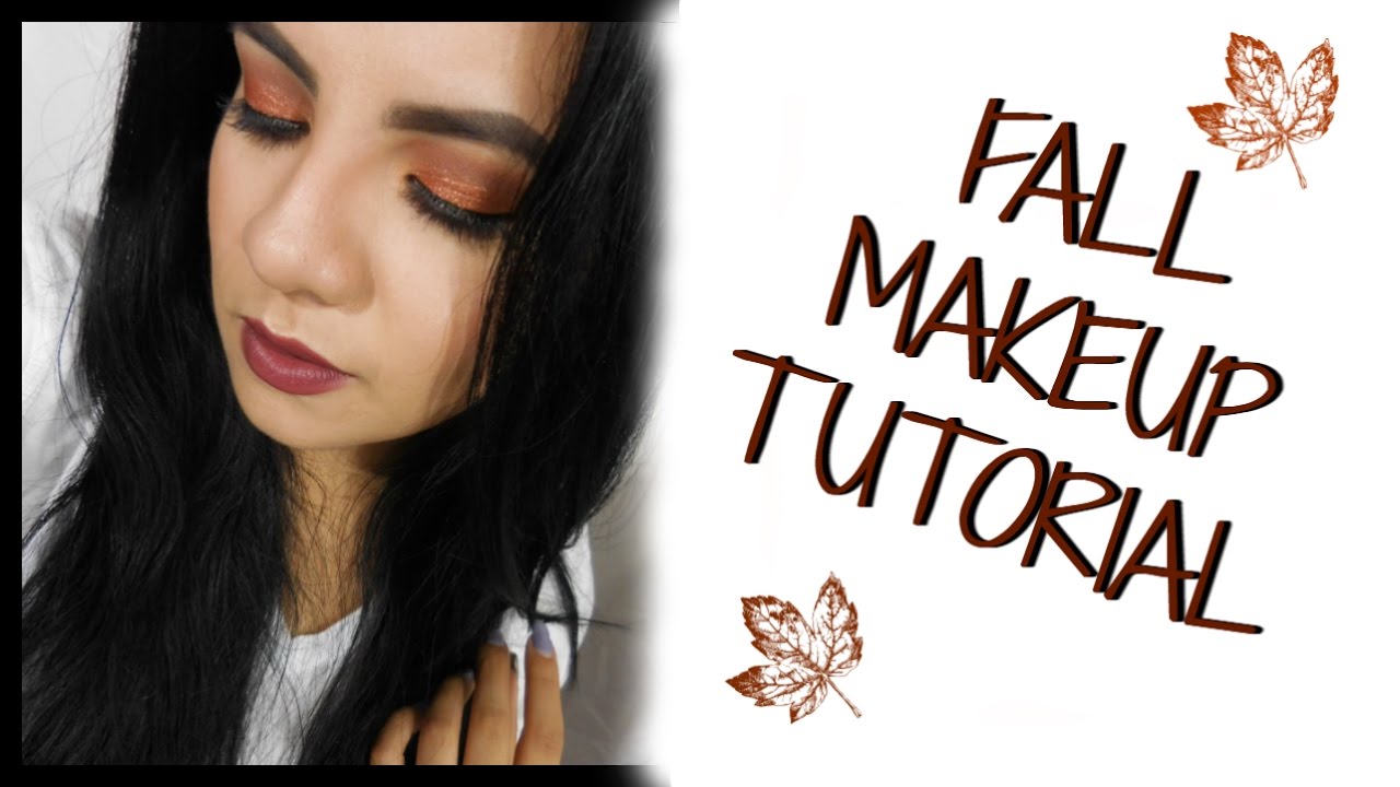 FALL INSPIRED MAKEUP TUTORIAL! - YouTube