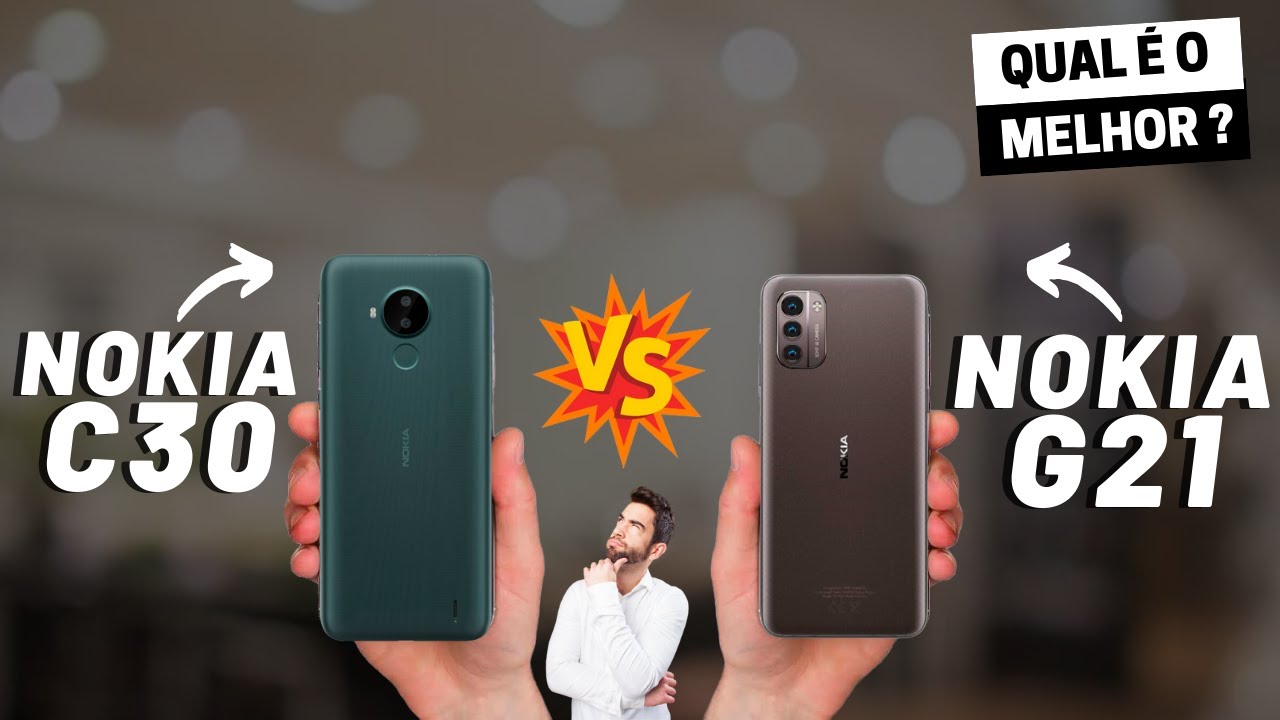 Nokia C30 vs Nokia G21 Qual é o MELHOR? (Comparativo) - YouTube