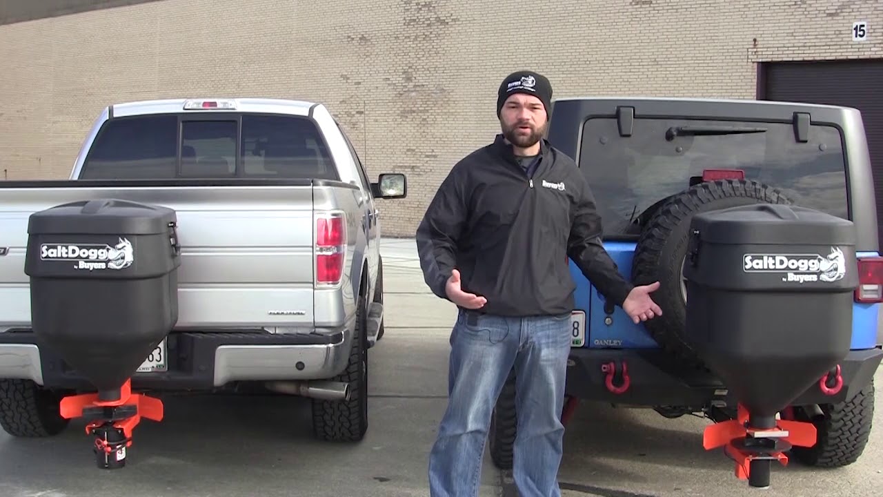 SaltDogg Heavy-Duty Professional Tailgate Salt Spreader Model ...