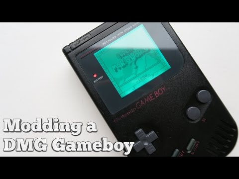 Let's Mod - Backlight and Biverting a DMG Gameboy! [Part 2] - YouTube