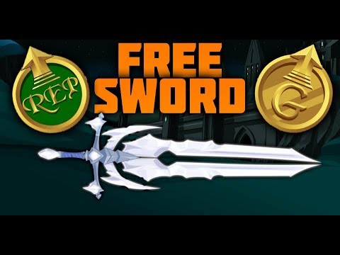 =AQW= FREE SWORD THAT GIVES 25% GOLD AND REP BONUS - YouTube