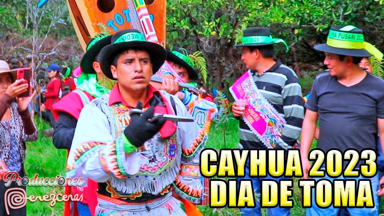 Danza de Tijeras CAYHUA 2023 _ Dia de Toma _ Yawar Mayo VS Relánpago ...