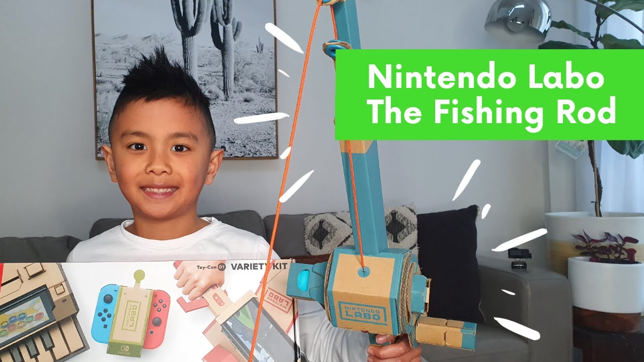 Nintendo Labo Toy-Con 1 - Fishing Rod - YouTube