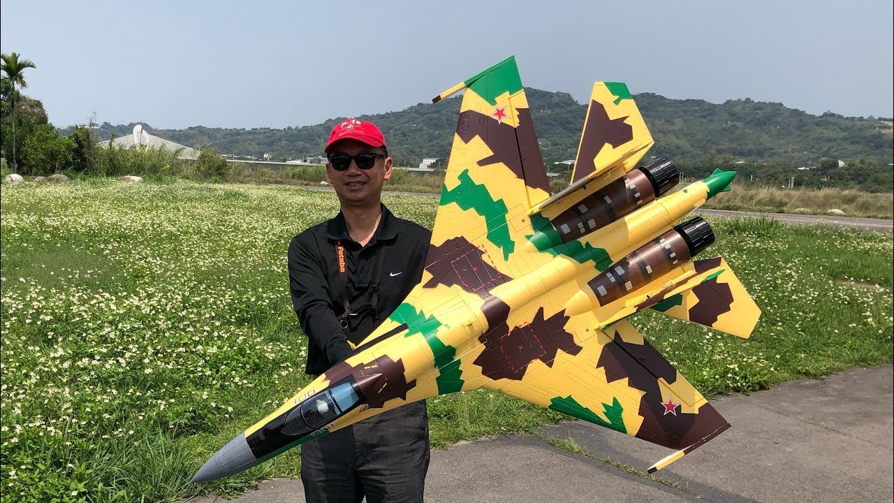 Freewing SU-35 with KINGTECH K-30G2 - YouTube