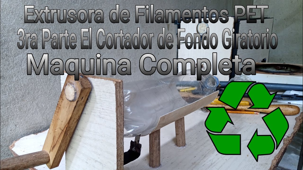 Cortador de Fondo Botellas Pet, Pet Bottle Bottom Cutter. Maqueta - YouTube