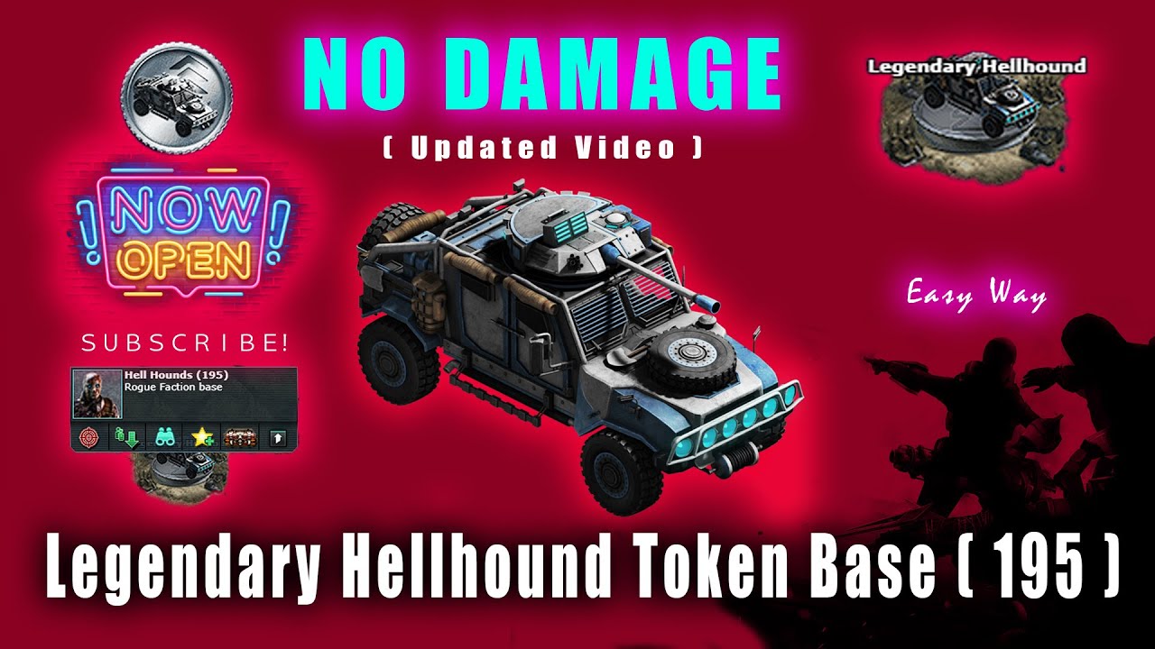 War Commander| Legendary Hellhound Token Base ( 195 ) Updated Video ...