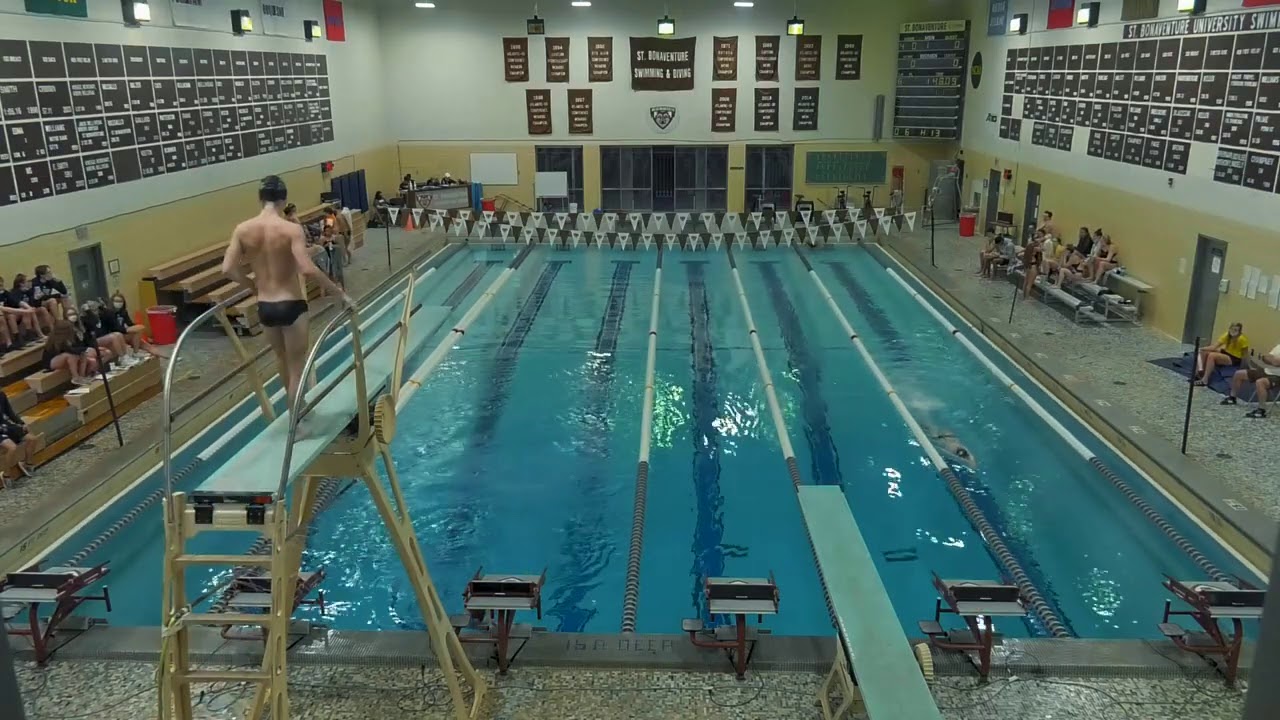 St. Bonaventure Swimming and Diving Intrasquad Meet - YouTube
