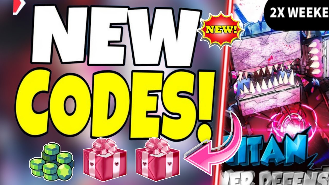 🌸CODES🌸 TITAN TOWER DEFENSE CODES - ROBLOX TITAN TOWER DEFENSE CODES ...