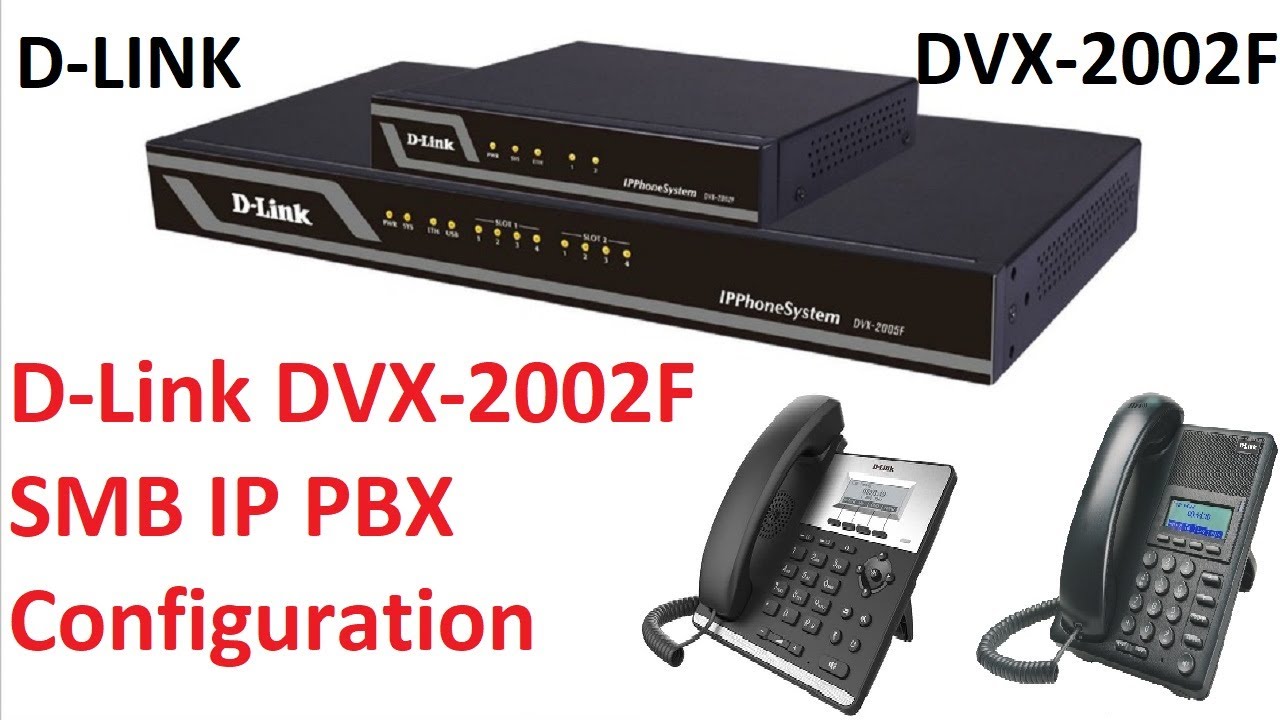 How To Setup and Configure D-Link DVX-2002F SMB IP PBX || D-LINK DVX 2002F Configuration - YouTube