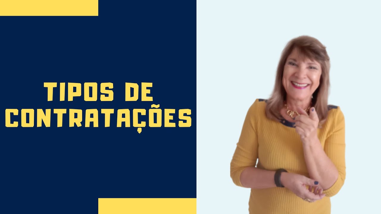 TIPOS DE CONTRATAÇÕES - YouTube