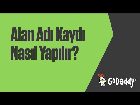 Alan Adı Kaydı Nasıl Yapılır? | GoDaddy Türkiye