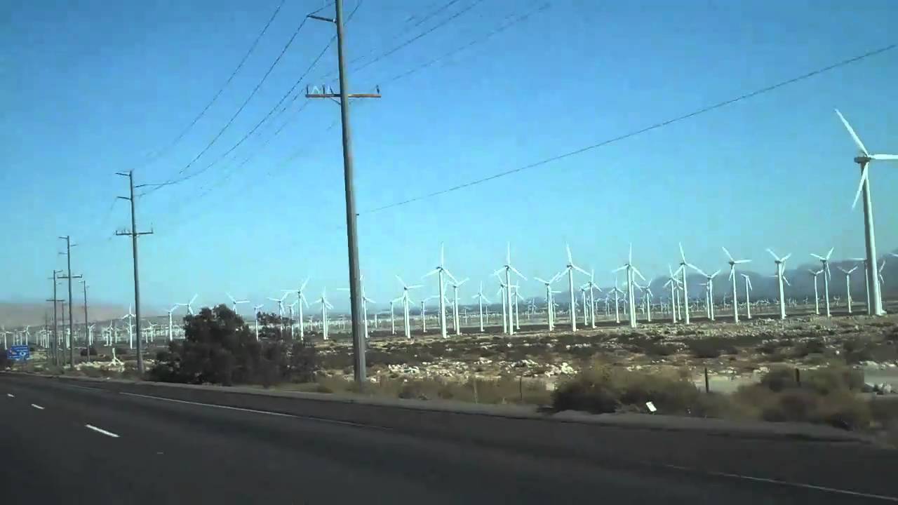 Palm Springs Wind Farm - YouTube