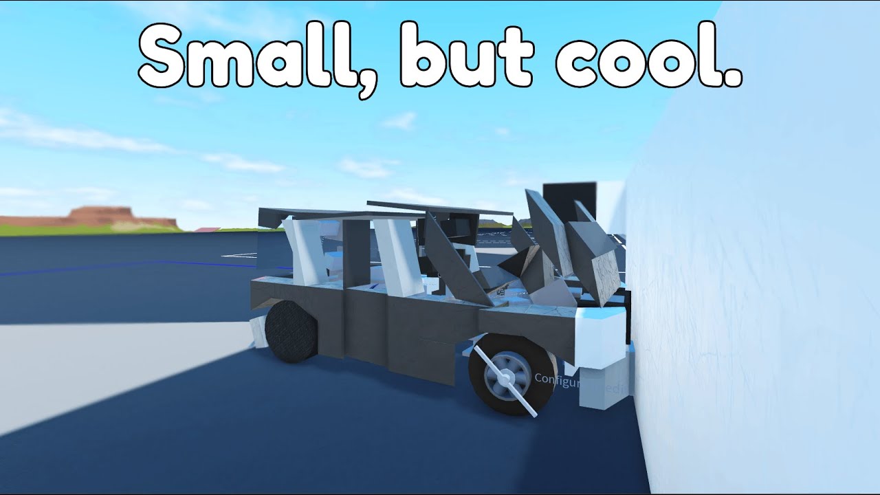 Most REALISTIC Physics Car ever? | Micro-build | Roblox - Plane Crazy ...