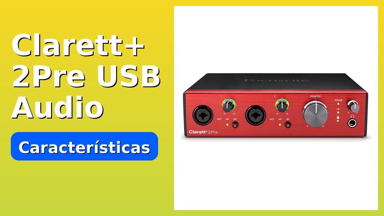 RESEÑA (2025) : Clarett+ 2Pre USB Audio. DETALLES ESENZIALES - YouTube