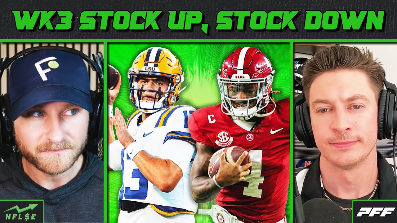 Week 3 Stock Up, Stock Down For 2025 NFL Draft | NFL Stock Exchange ...