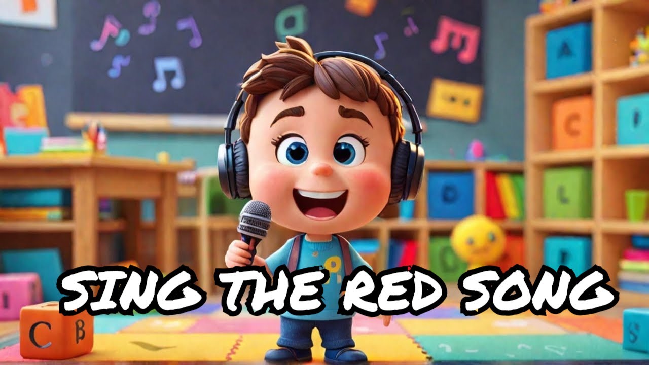 Learn Colors in English with Fun: The Red Song for Kids! #KidsLearning ...