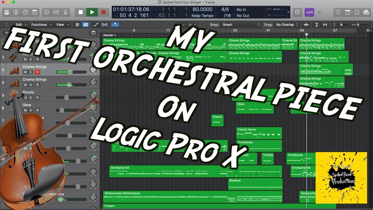 LOGIC PRO X ORCHESTRAL MUSIC with STOCK INSTRUMENTS - Western Piece ...