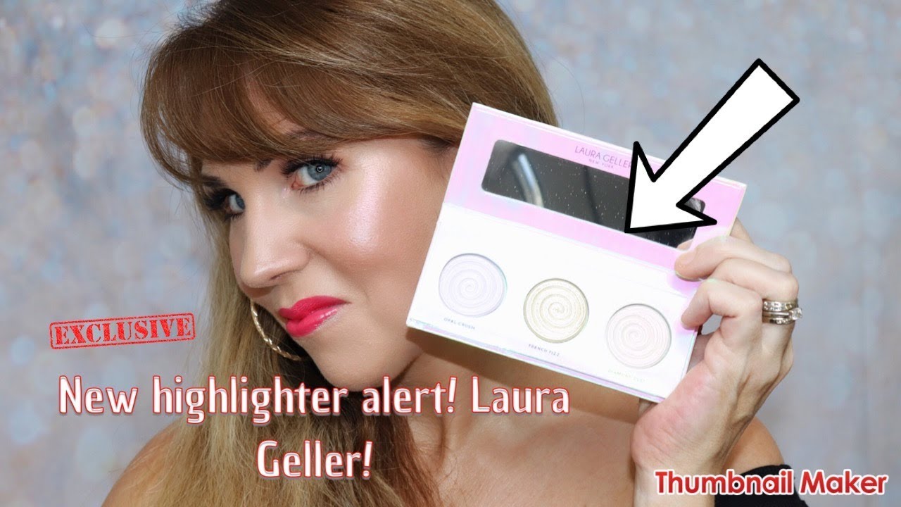 NEW ! [ LAURA GELLER HIGHLIGHTER PALETTE - LIFE GLOWS ON ] - YouTube