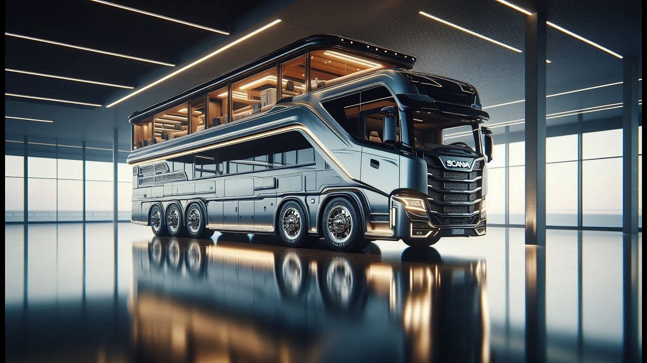 This 2026 Scania Double Decker 6×6 Motorhome Is a Luxury Beast - YouTube