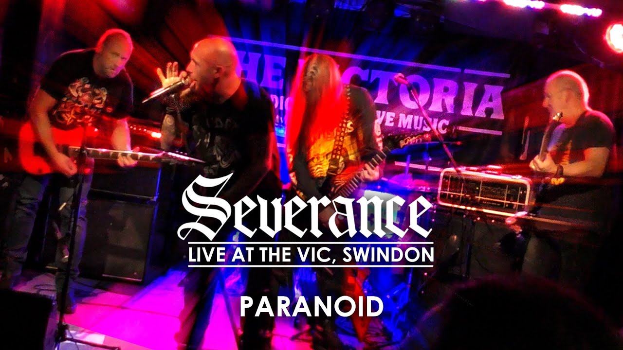 SEVERANCE (UK) - Paranoid Live at the Victoria, Swindon 11 November ...