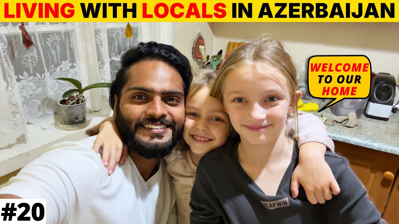 Living With LOCALS in Azerbaijan Couchsurfing - YouTube