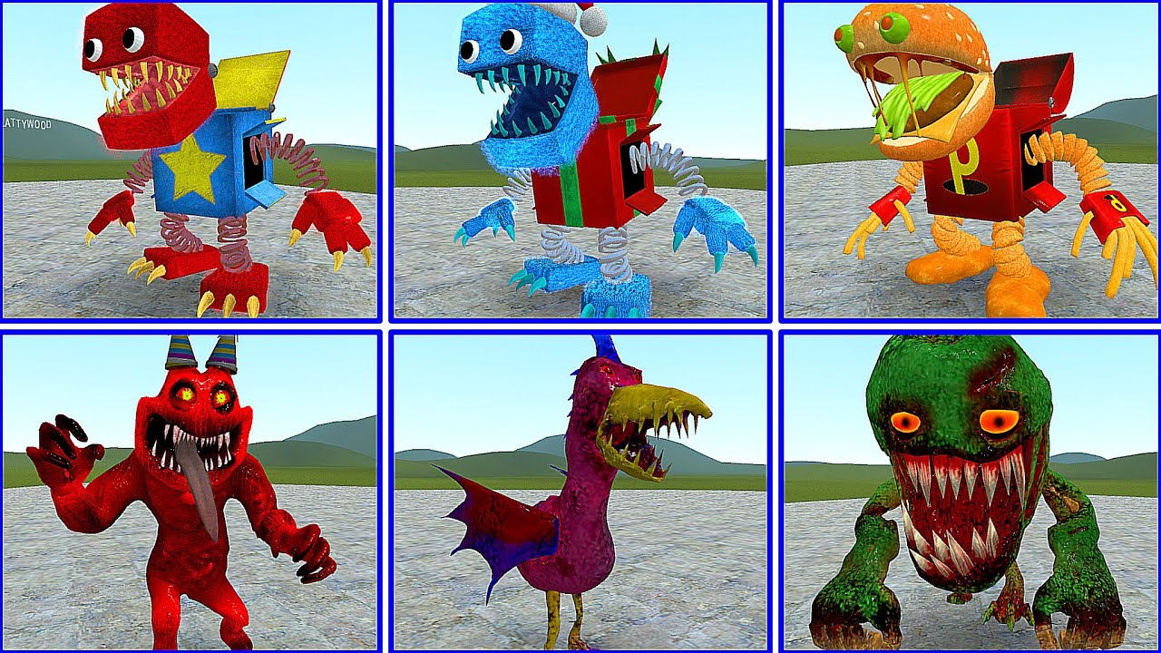 NEW ALL GARTEN OF BANBAN (Cursed) VS ALL PROJECT PLAYTIME (BOXY BOO ...