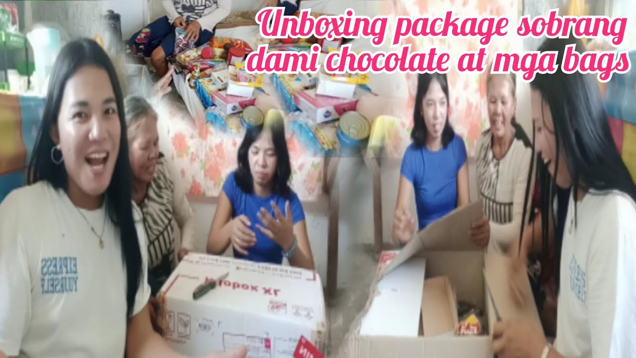 UNBOXING PACKAGE SOBRANG DAMING CHOCOLATES AT BAGS 🛍️ HINDI KAMI MAKA ...