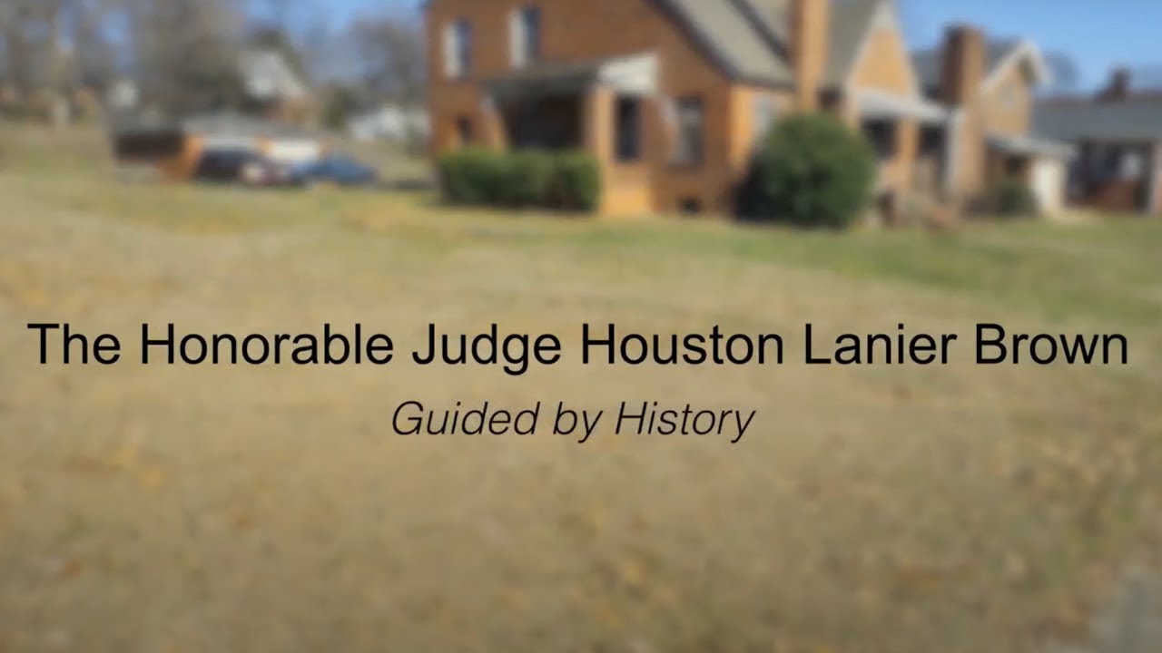The Honorable Judge Houston Lanier Brown: Guided by History - YouTube
