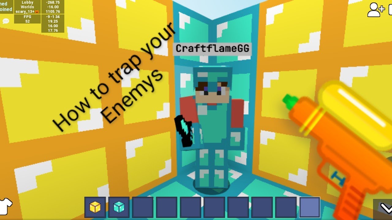 How to trap your enemy’s so quickly in bloxd io - YouTube